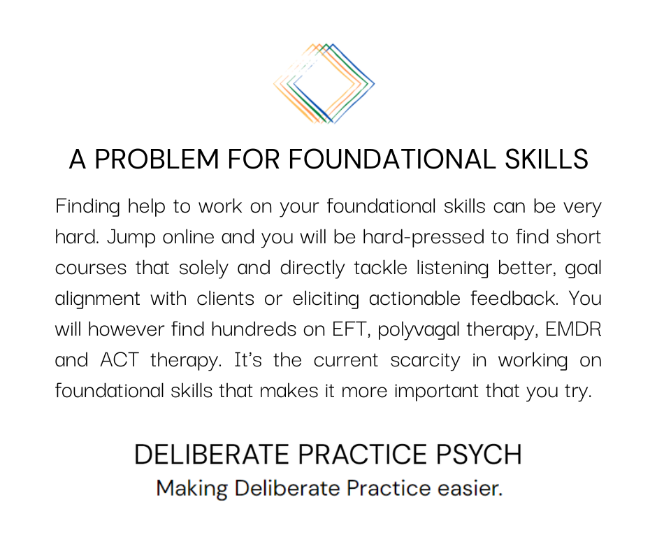 A problem for foundational skills – Deliberate Practice Psych