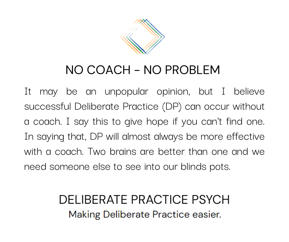No coach – no problem – Deliberate Practice Psych